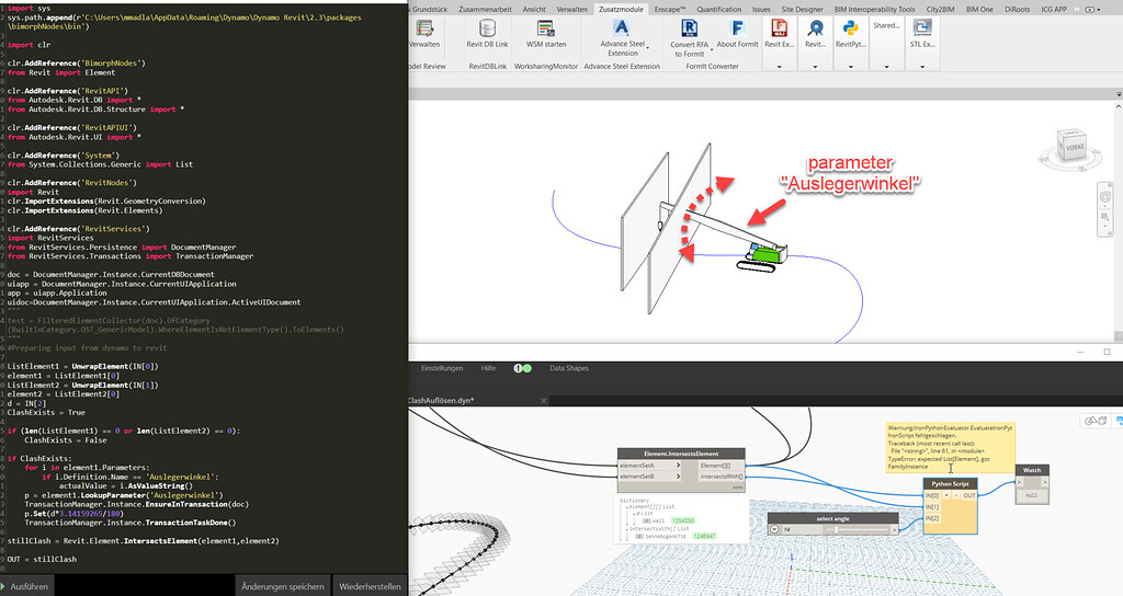 Dynamo Python Resolving a clash - dynamo - Dynamo