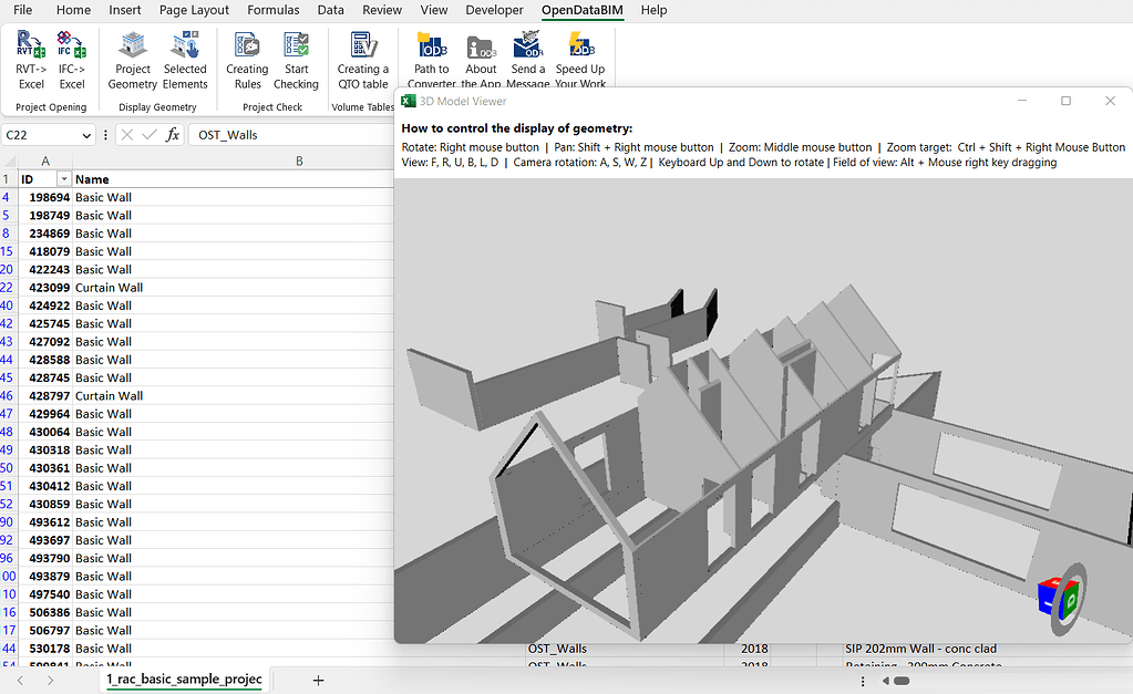 Working with Revit in Excel as in Dynamo. Asking for feedback - Revit - Dynamo