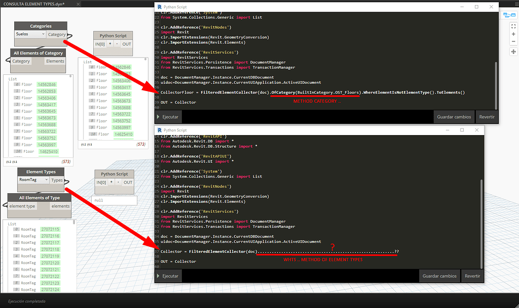 Element collector types no category method - Revit - Dynamo