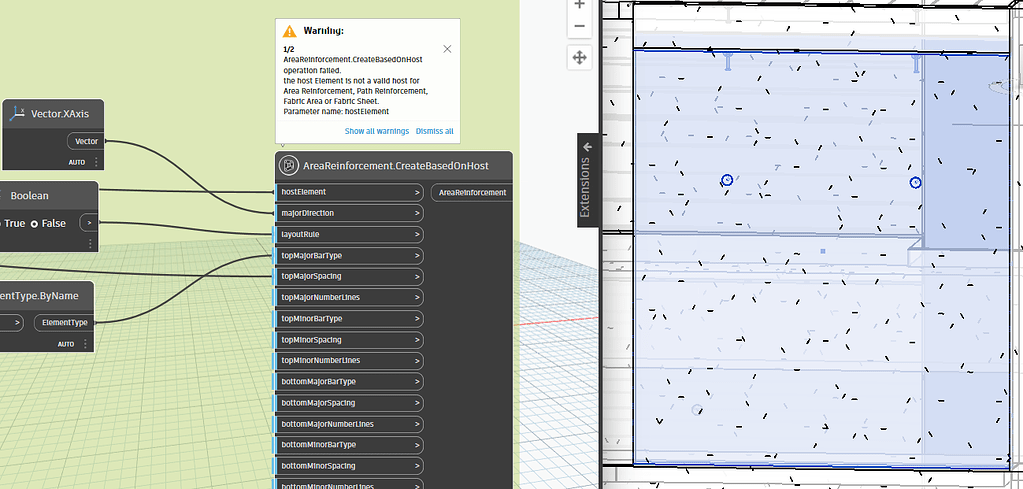 Create reinforcement precast element - DesignScript - Dynamo