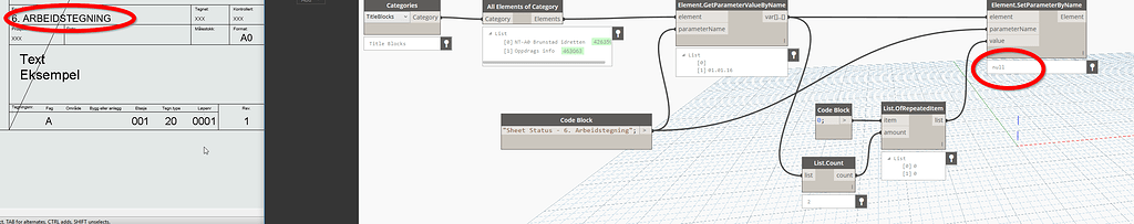 Titleblock instance parameter YES/NO - Revit - Dynamo