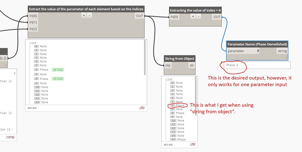 Convert List of Parameters to Strings - Developers - Dynamo