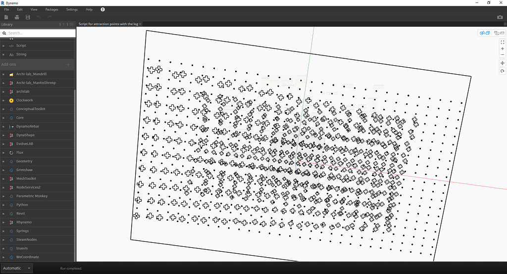 Scale shape base on Attractorpoints - Geometry - Dynamo