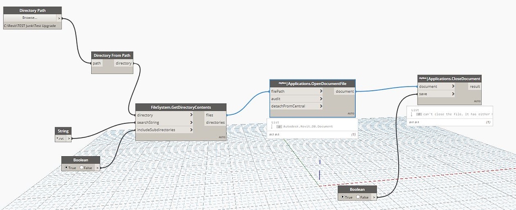 RVT Batch Upgrade - Revit - Dynamo