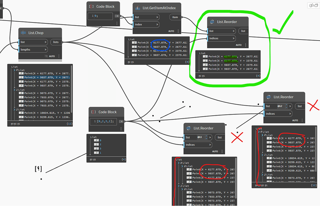 List.Reorder - List Level not working - Revit - Dynamo