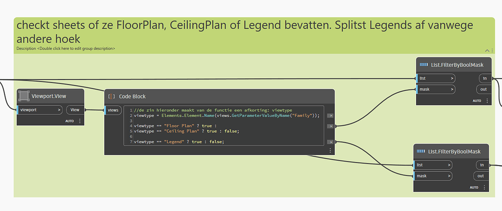 Code block Shorthand If statements - Dynamo