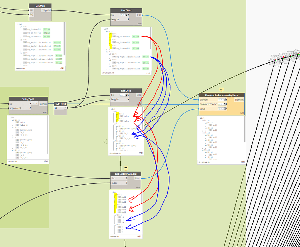 SetParameter.ByName Issue / List management - Lists-Logic - Dynamo