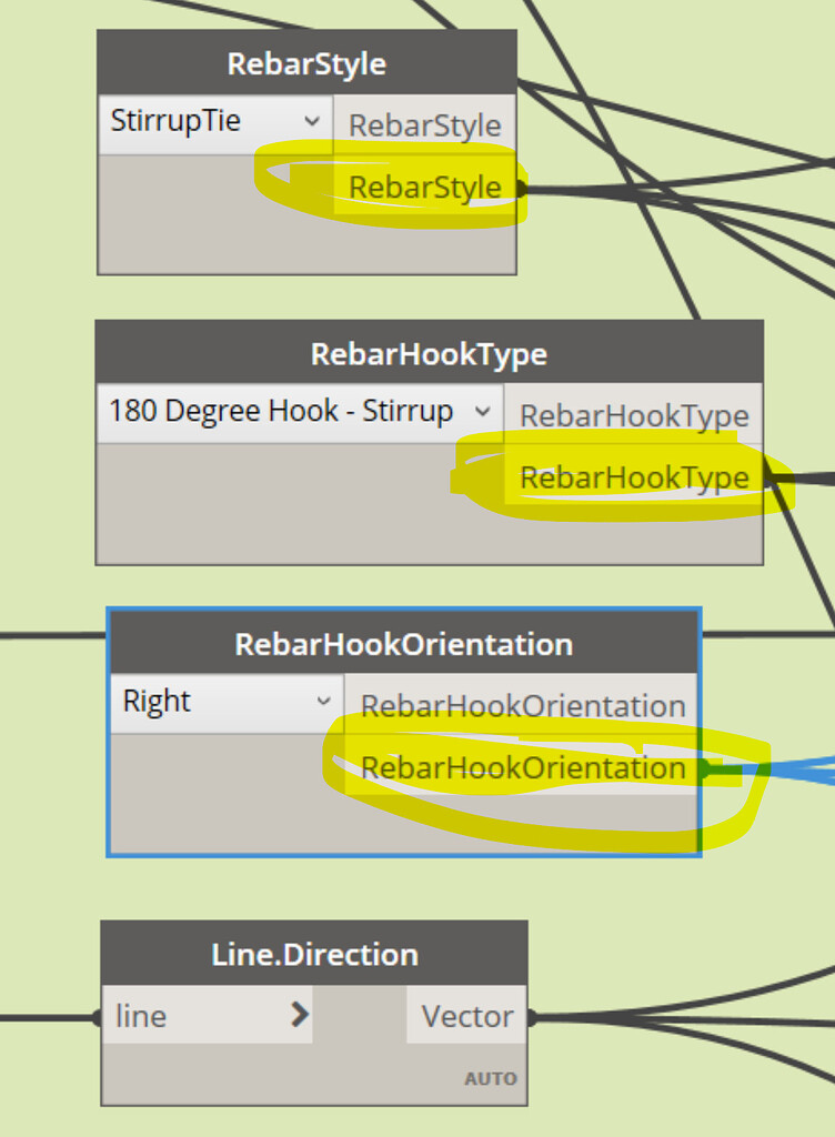 Rebar nodes - Revit - Dynamo