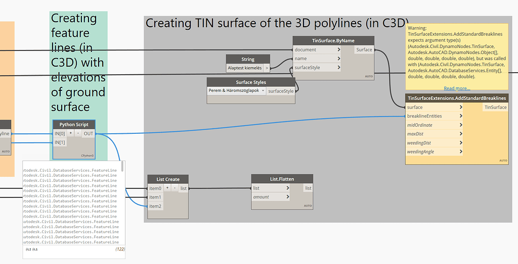 Converting AutoCAD.DatabaseServices.Entity to AutoCAD.DynamoNodes.Object - Civil 3D - Dynamo