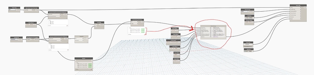 How to print multiple PDFs with different paper size - Revit - Dynamo