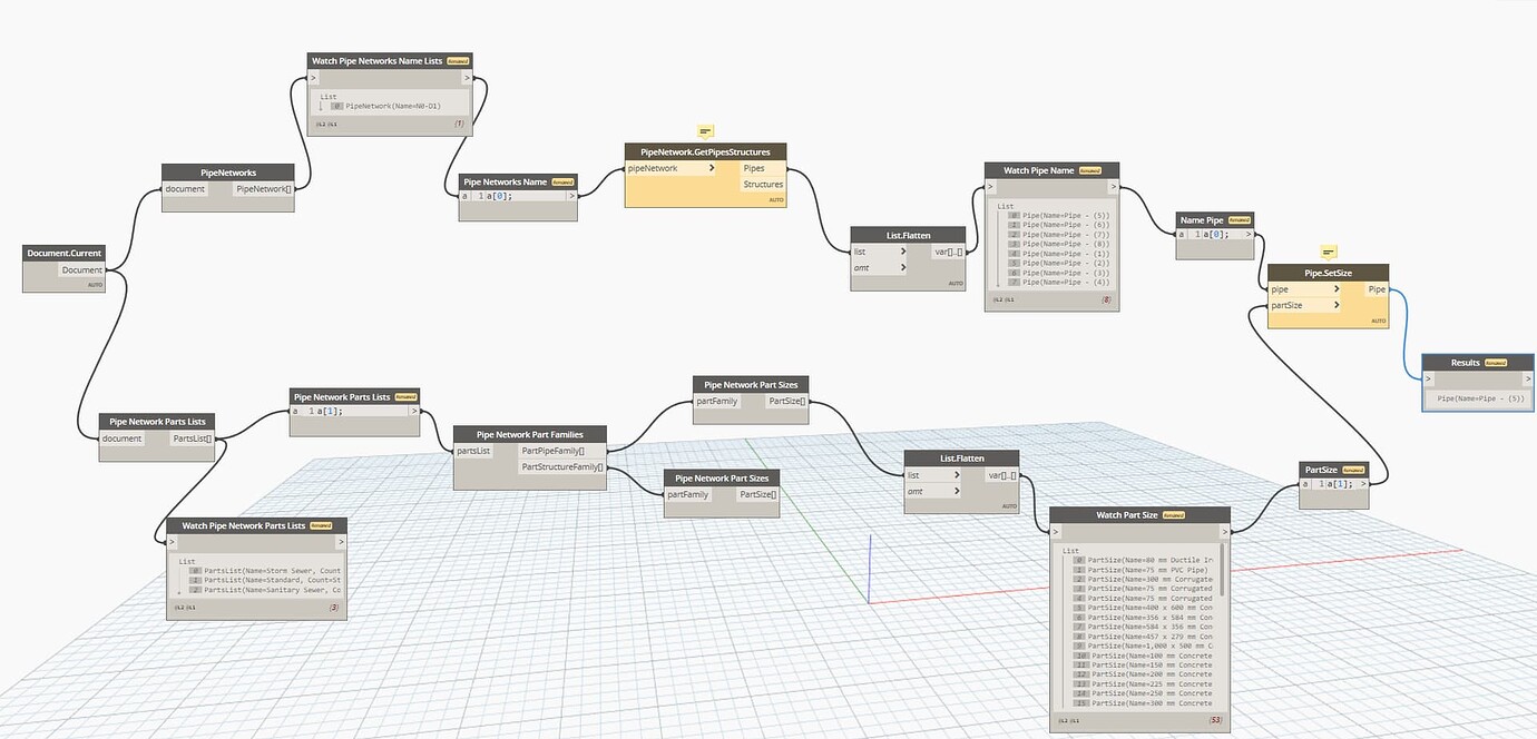 Are there any other Dynamo scripts in Civil 3D that can swap multiple pipes within a pipe ...
