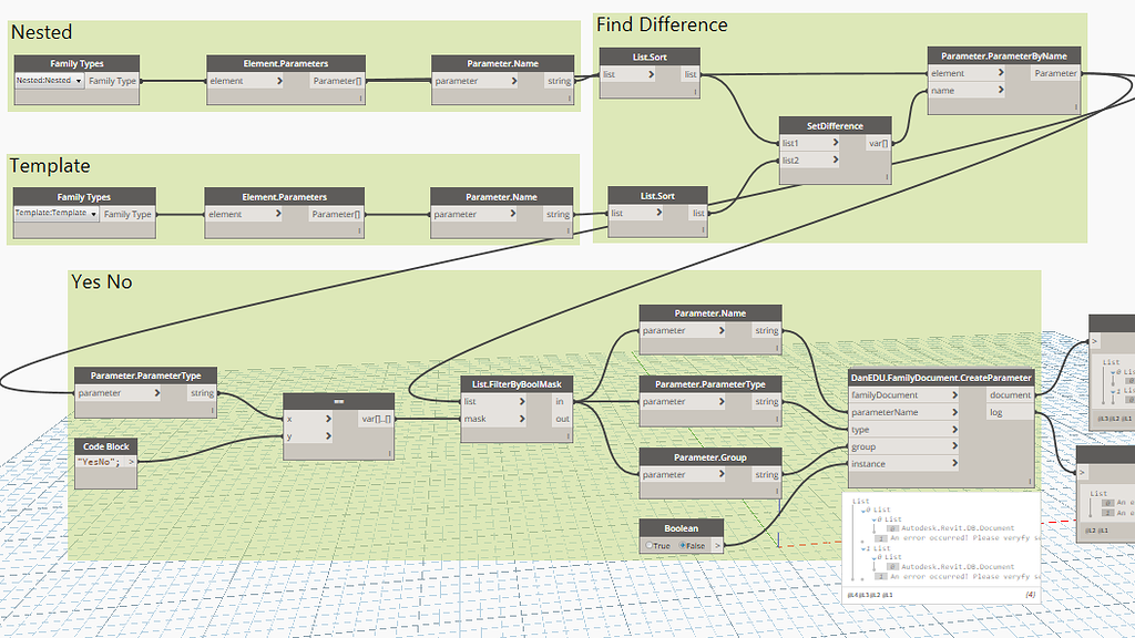 Nested Families and Adding Parameters - Revit - Dynamo