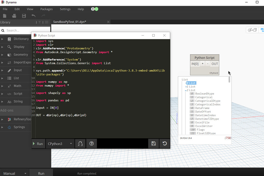 How to install Python modules in Dynamo Core Runtime 2.8.0? - Developers - Dynamo