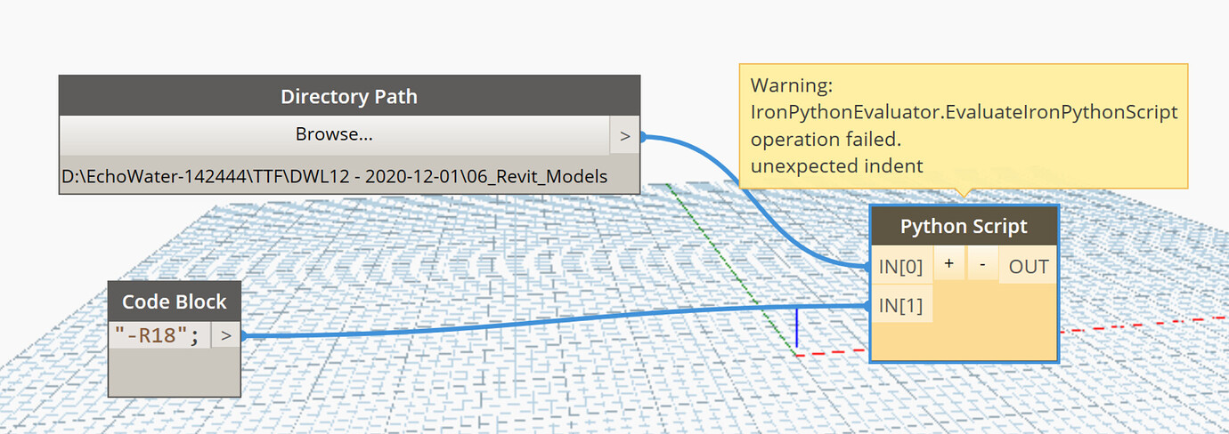 Python indentation error? - Revit - Dynamo