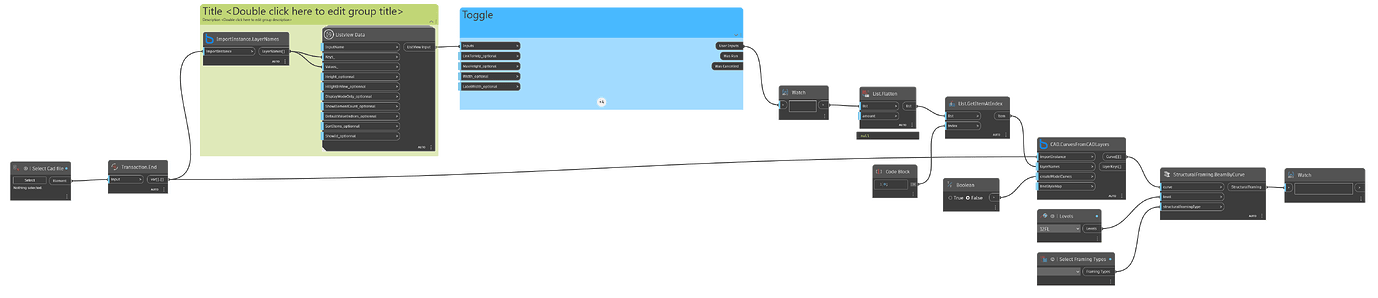 Select Cad Layer From List Instead Of String Input Revit Dynamo