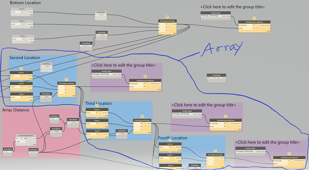 Array groups of Nodes - Revit - Dynamo