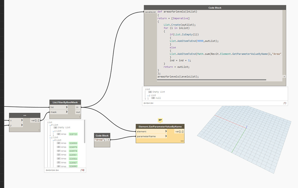 Evaluating Nested Lists and Returning non-null/Empty value - Revit - Dynamo