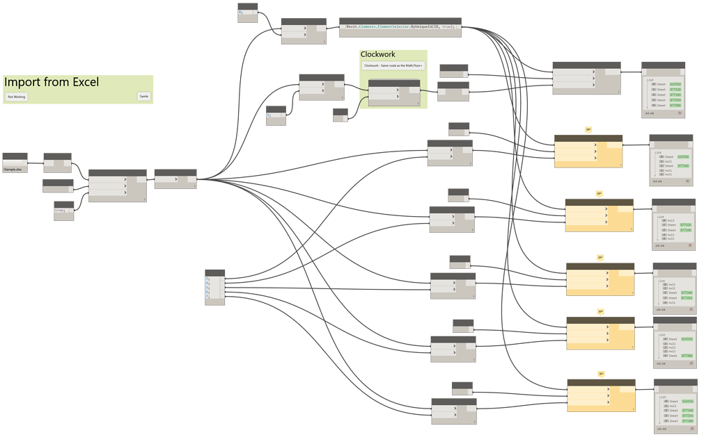 Import Excel Columns to populate Shared Parameter Values in Revit - Revit - Dynamo