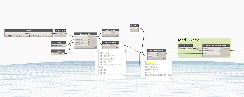 Extract items as single values from list - Revit - Dynamo