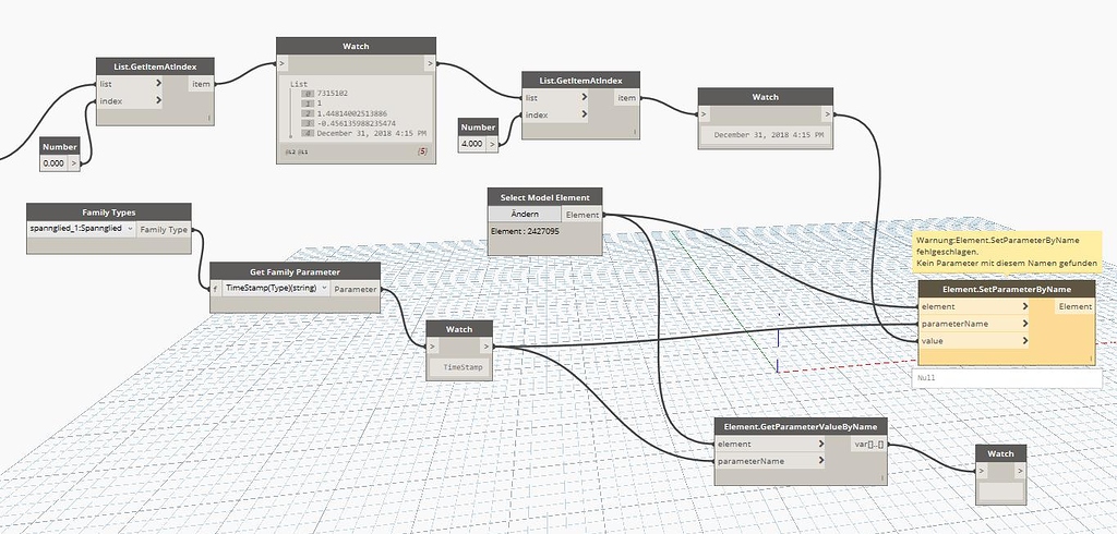 Set Family parameter by nested list item - Dynamo