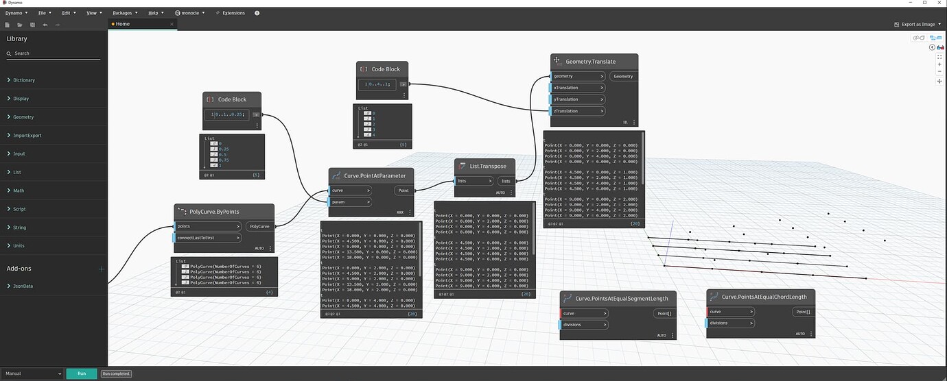 How to use Dynamo to create incremental elevation points on multiple Feature Lines - Civil 3D ...