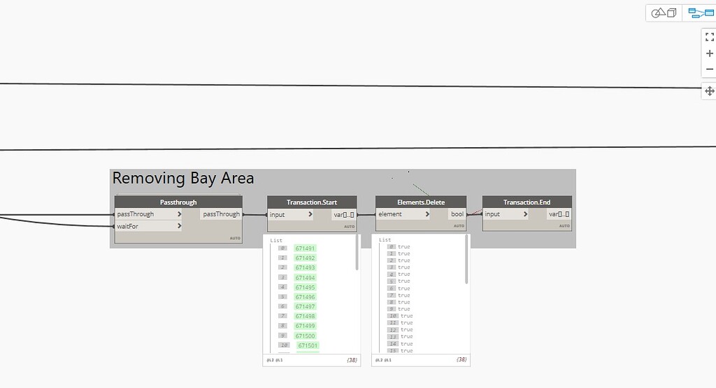 Isolating/deleting elements issues - Revit - Dynamo