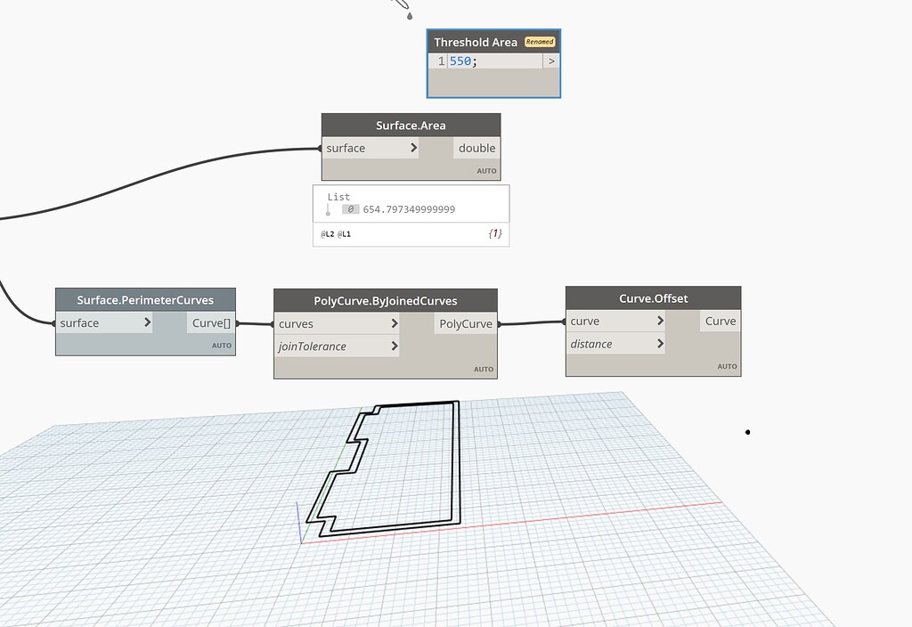 While loop for finding the appropriate surface area - Geometry - Dynamo