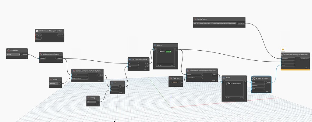 Place line family at location of wall - Page 3 - Revit - Dynamo