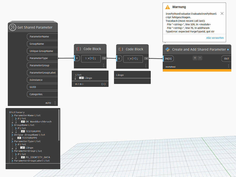 Shared Parameters - Create and add to Family in Python - Revit - Dynamo