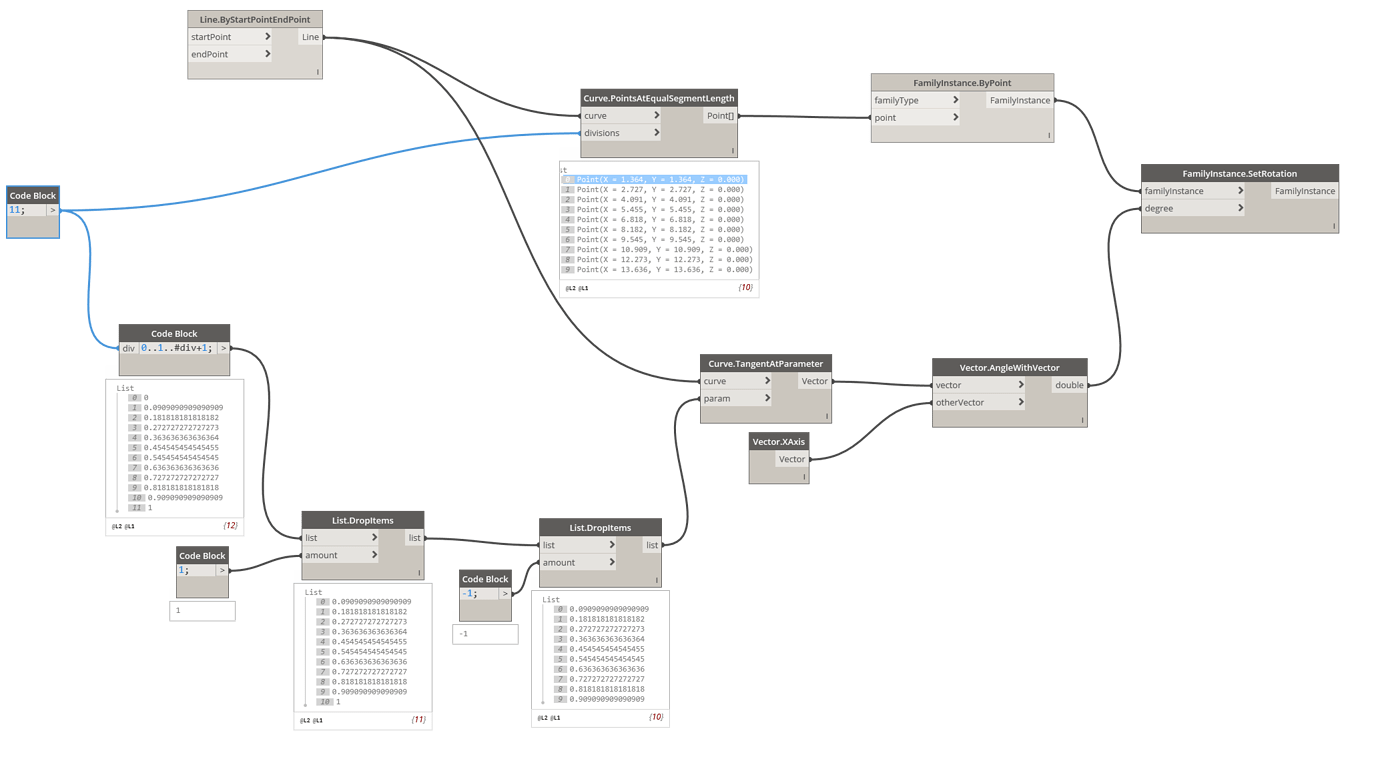 Array to Path - Revit - Dynamo