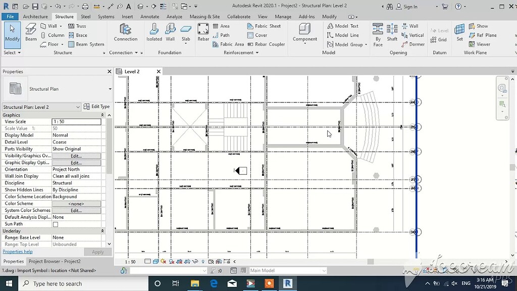 Create Beam From Cad - Dynamo