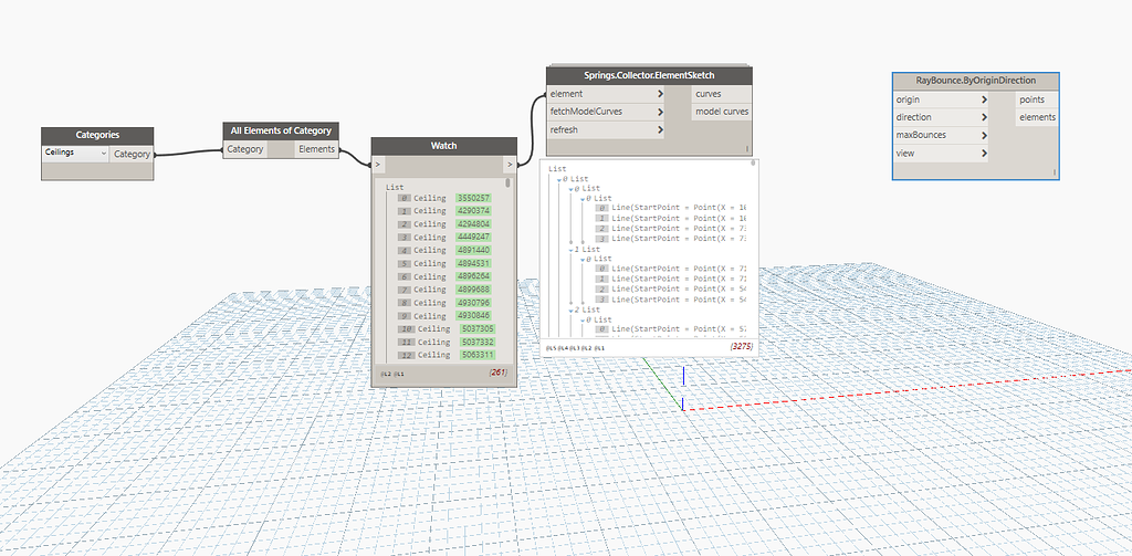 Create a grid of points using step and lines - Dynamo