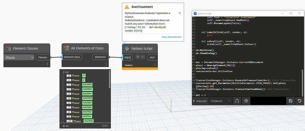 Sent a transaction via a winform from the player - Revit - Dynamo