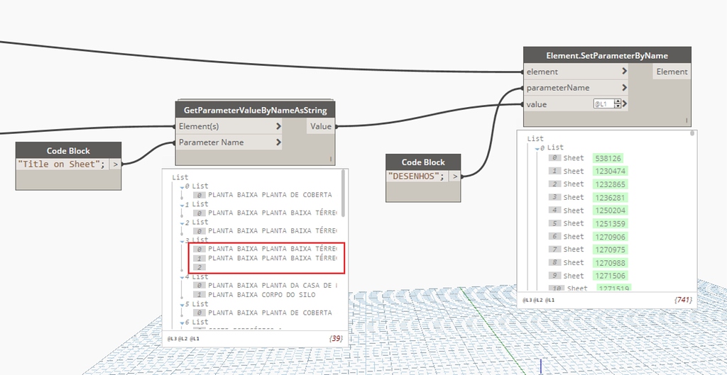 Nested list to multiline text parameter - Revit - Dynamo