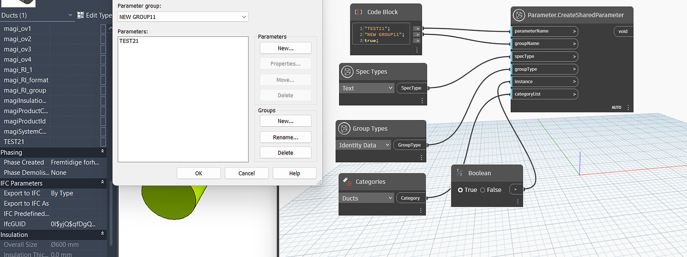 How to convert from string to Revit.Elements.SpecType and Revit.Elements.GroupType - Revit - Dynamo