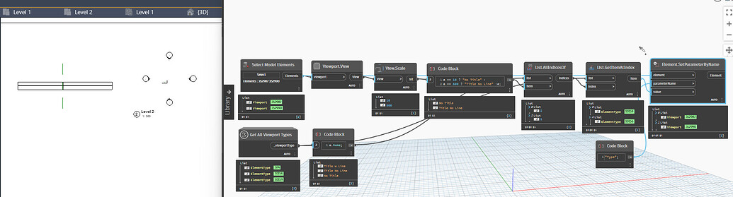 Assign viewport type according to view scale value - Revit - Dynamo