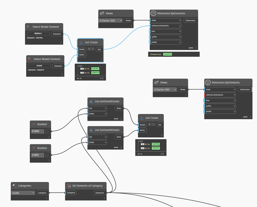 Grid Dimensioning - Revit - Dynamo