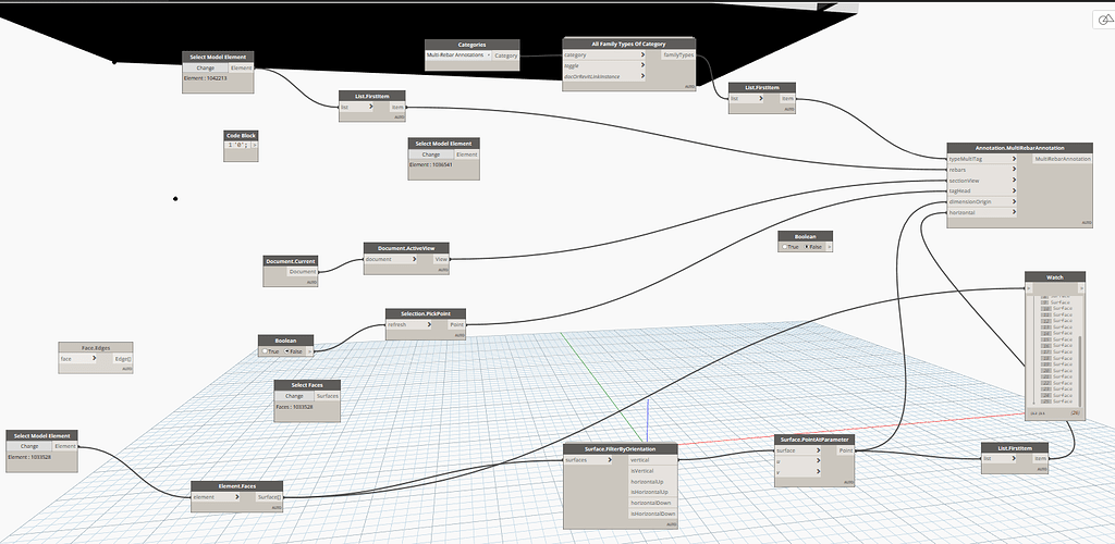 Multi rebar annotation giving multiple tags per element - Revit - Dynamo