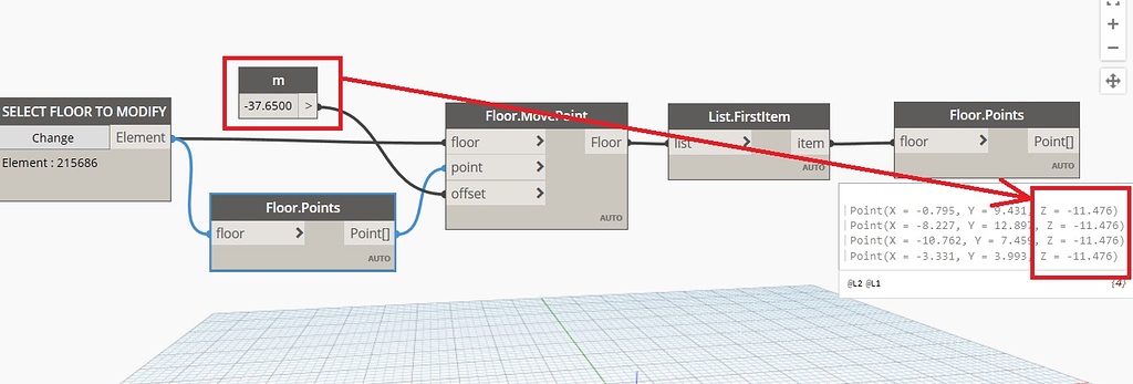 Floor Move Points - Dynamo