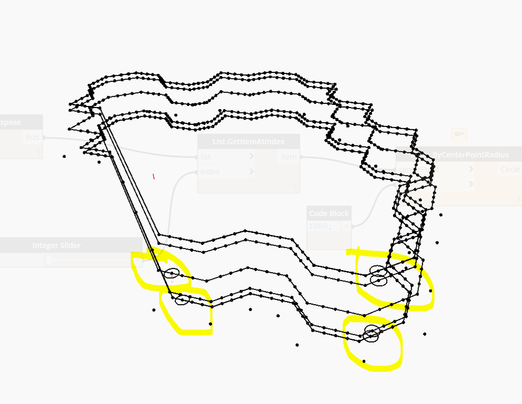How to get the same starting point and direction of points on different ...