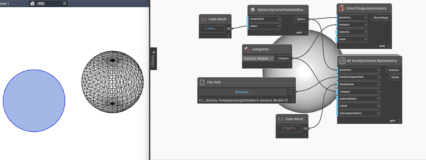 Sphere in Revit - Revit - Dynamo