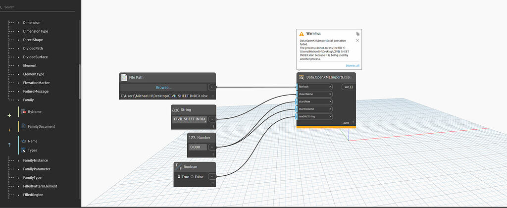 Adding Excel Data to Existing Revit Sheet Schedule - Revit - Dynamo