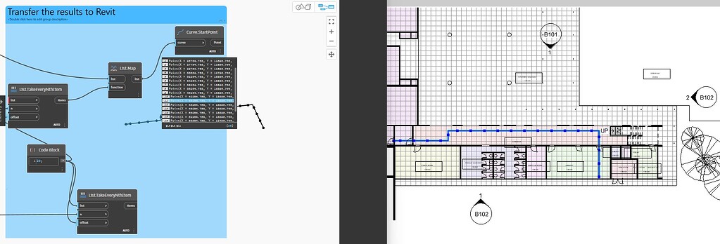 Distance between each of the points created along the curve - Revit ...
