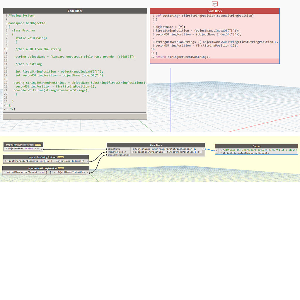Custom Node How To Get A Specific Group Of Characters From A List Of Strings Designscript