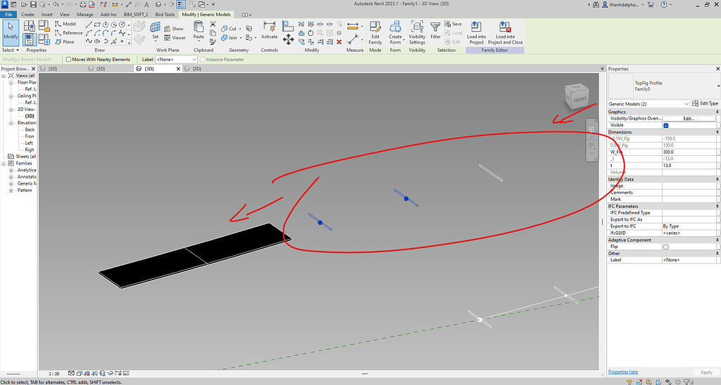 Creat Form in an adaptive family by dynamo - Dynamo