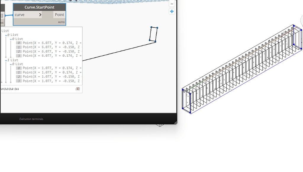 Create lines from two points lists - Revit - Dynamo