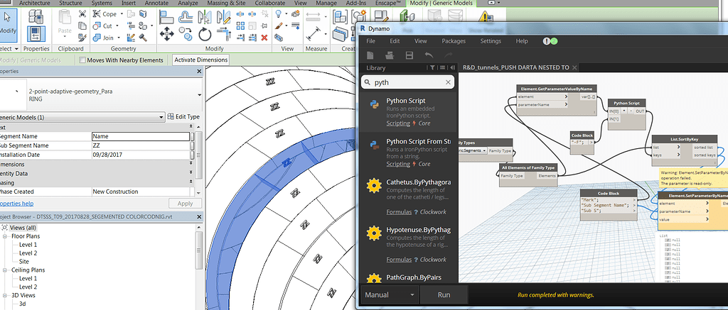 Set Parameter value-Error -parameter is read only - Lists-Logic - Dynamo