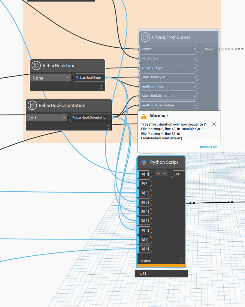 Create Rebar From Curves in Python - Revit - Dynamo