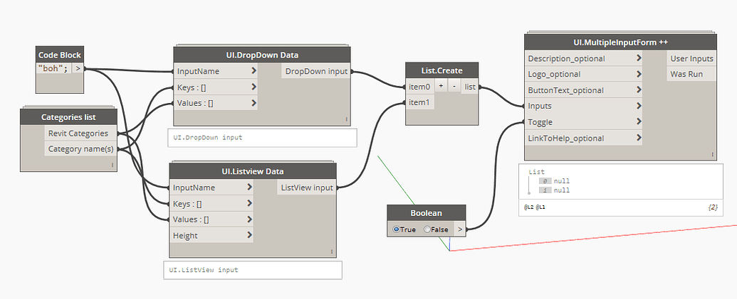 Data-Shapes "Ui.MultipleInputForm++" doesn't work - Packages - Dynamo