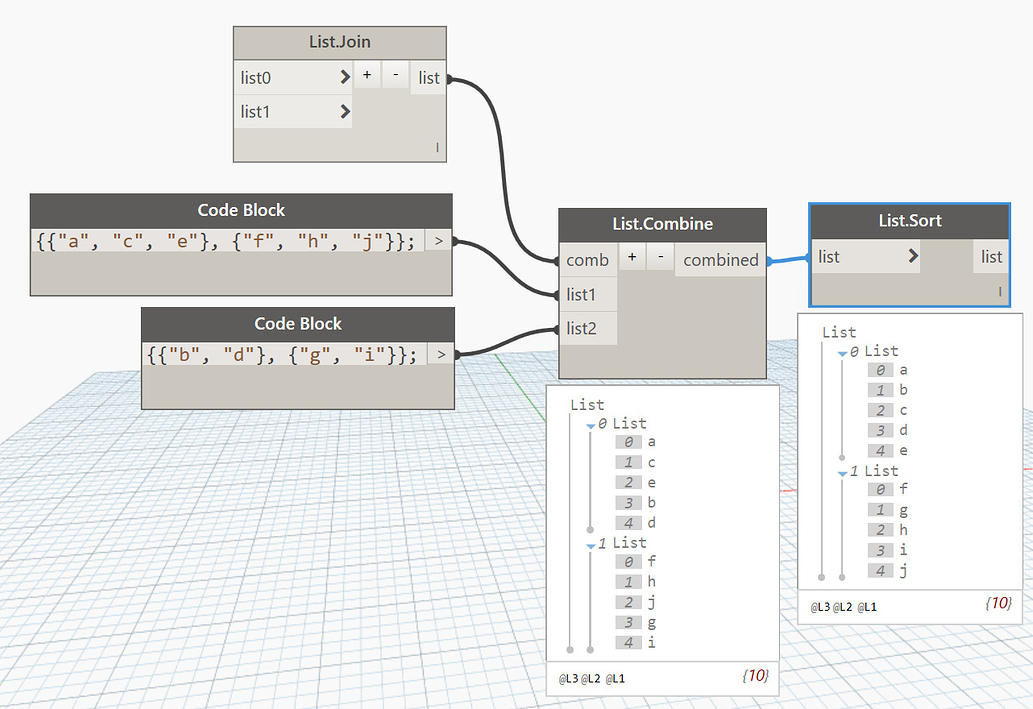 List Merge - Lists-Logic - Dynamo